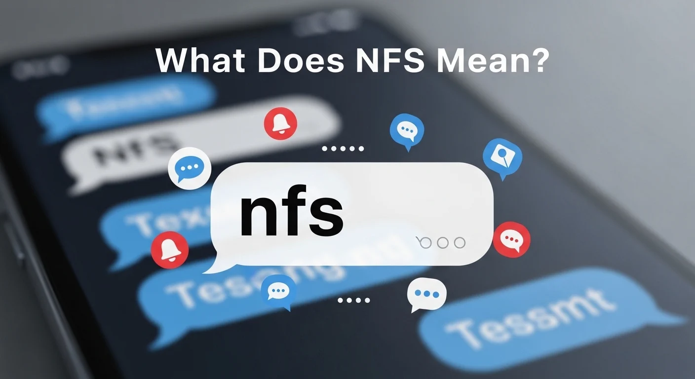 What Does NFS Mean? The Real Meaning in Text and Online Chat
